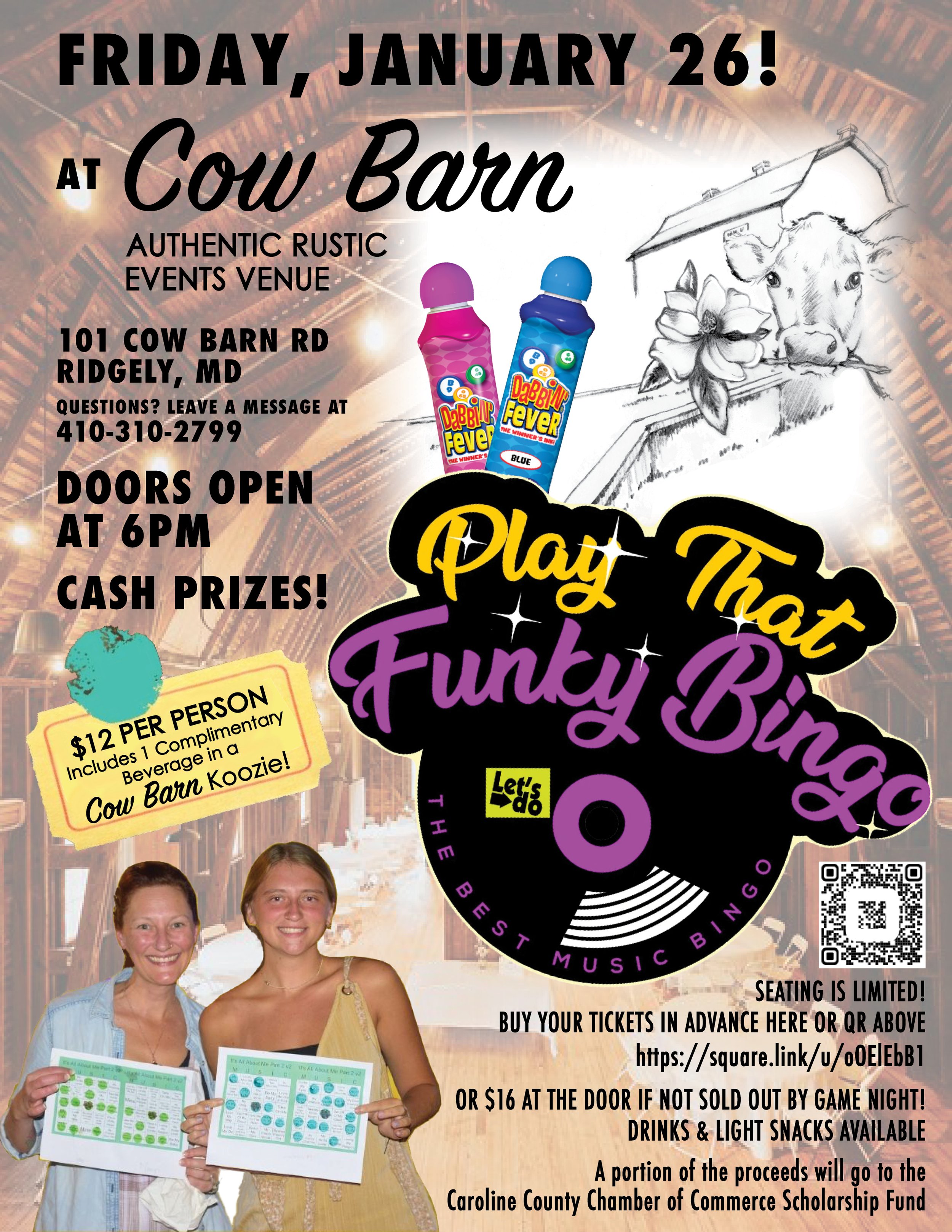 SPECIAL EVENTS — Cow Barn Events