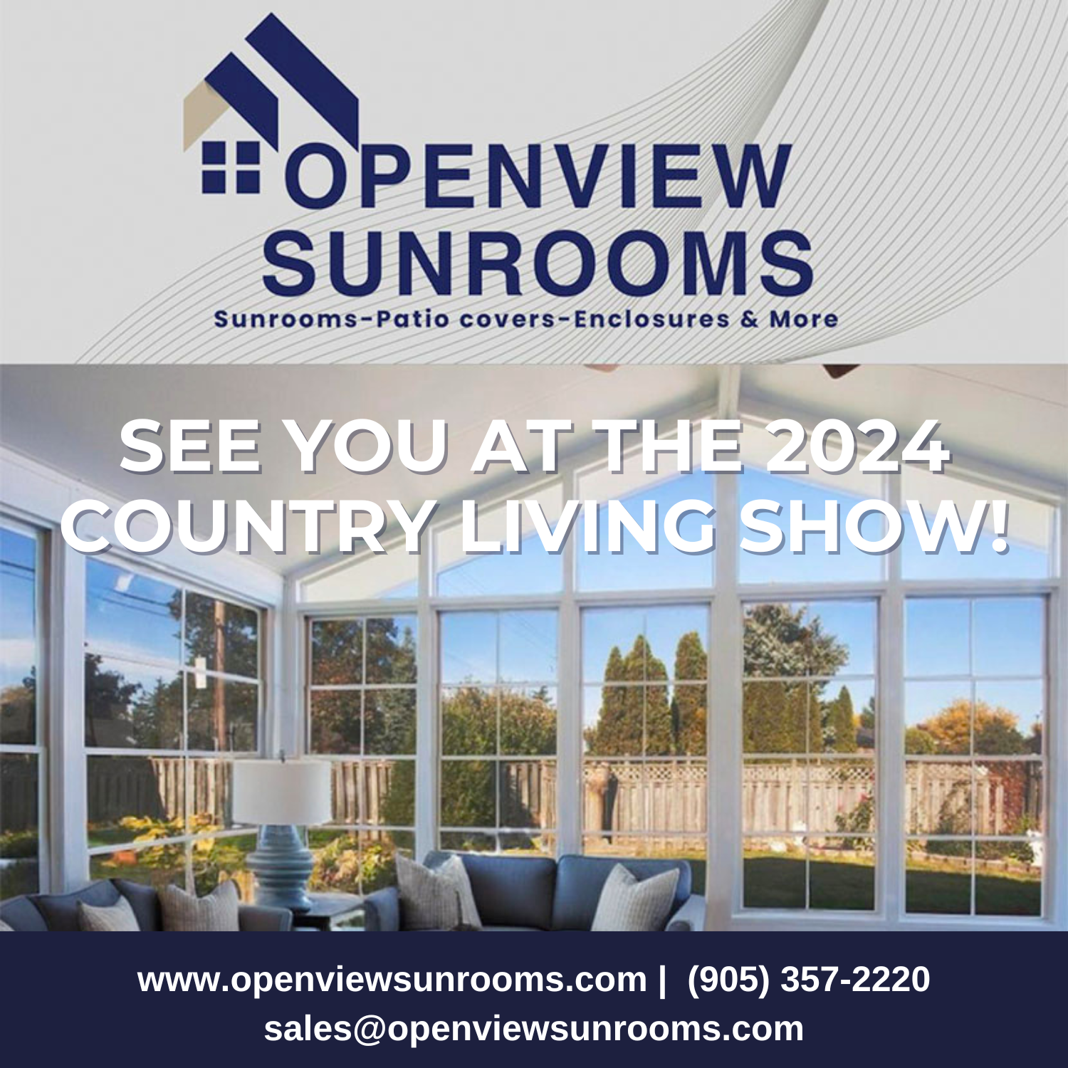 Country Living Show Featured Vendors - Group 2: Openview Sunrooms, KALM ...