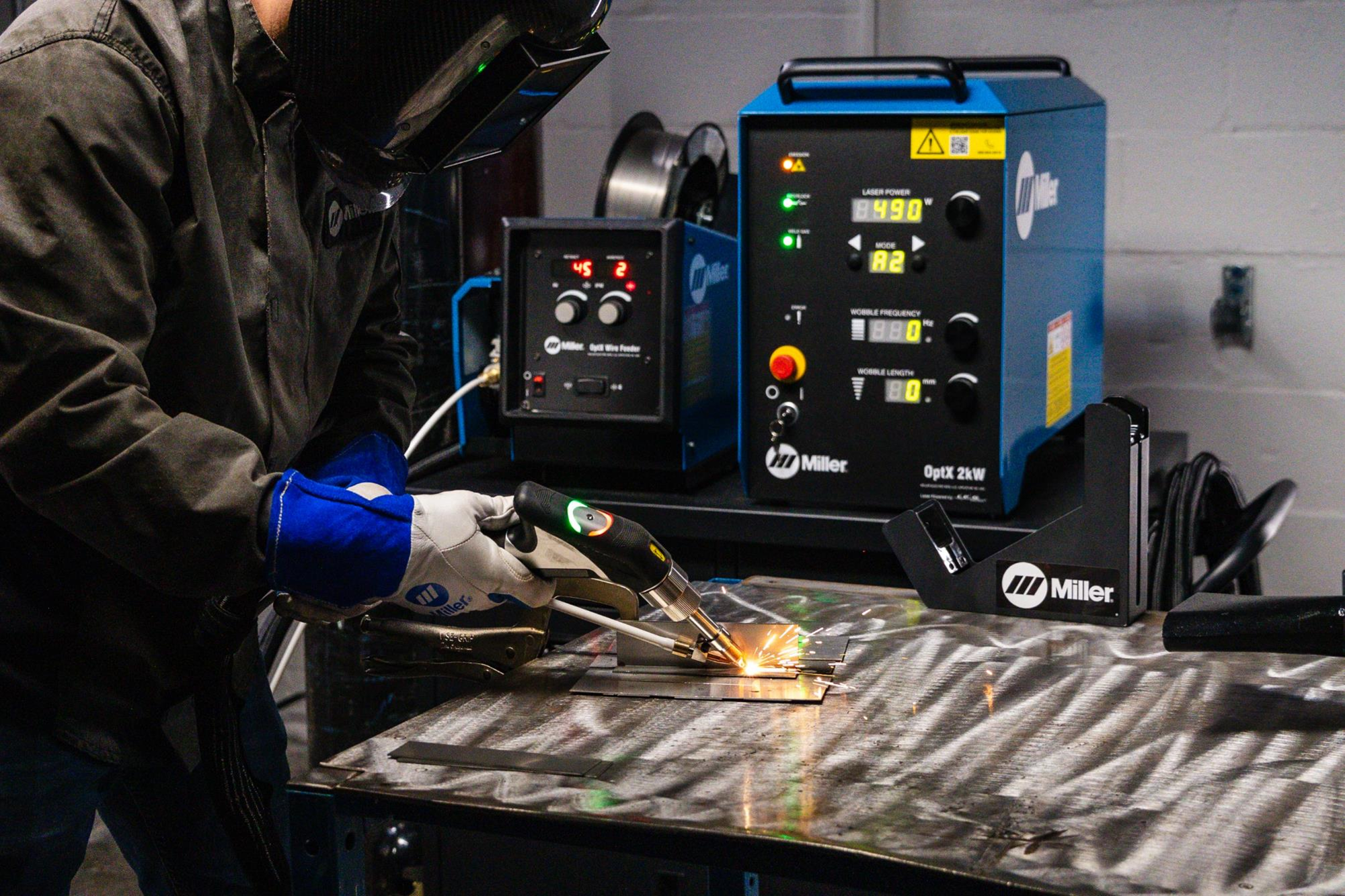 The New OptX 2kW Miller Handheld Laser System — Central Welding Supply
