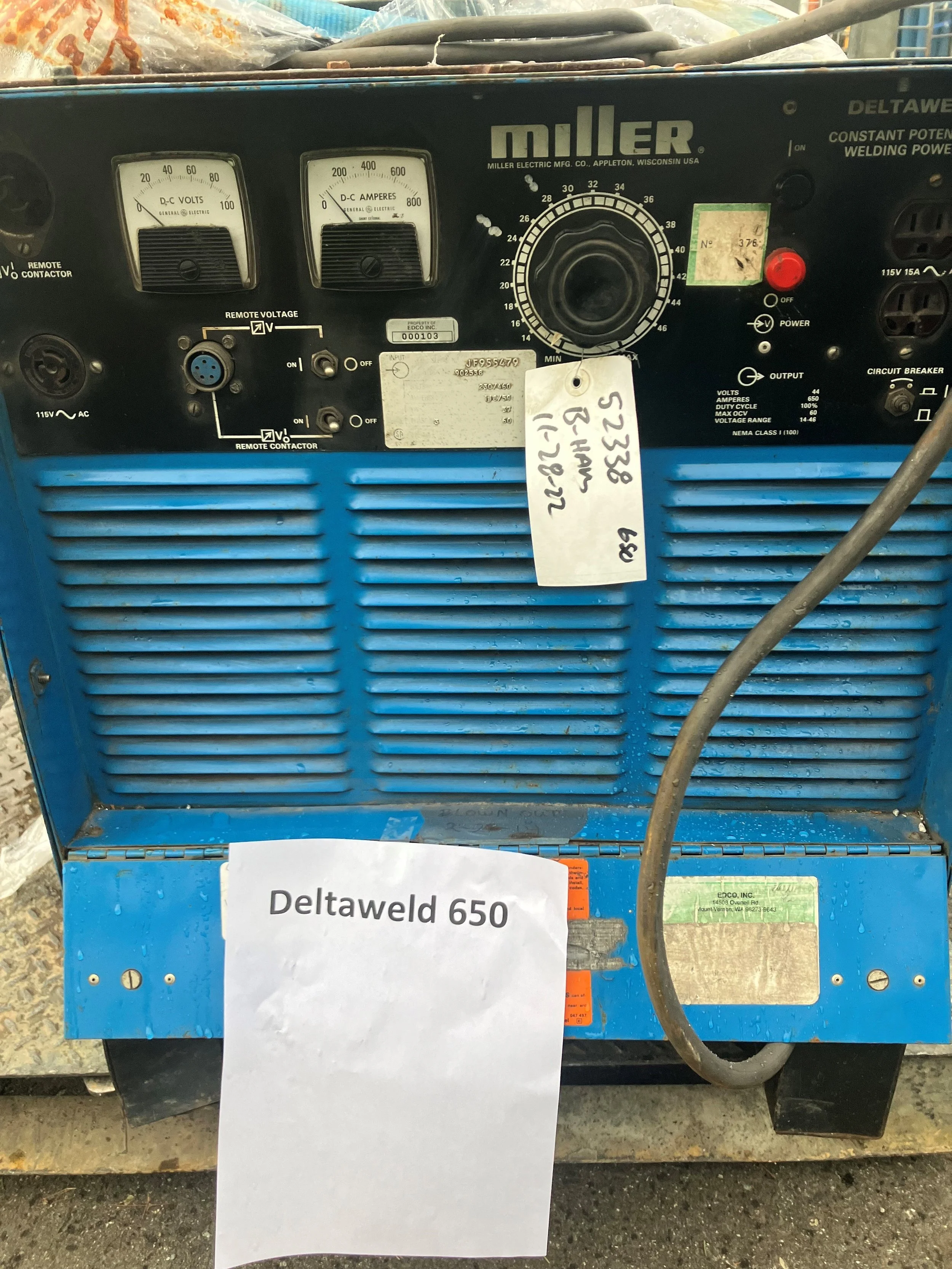 Used Equipment — Central Welding Supply