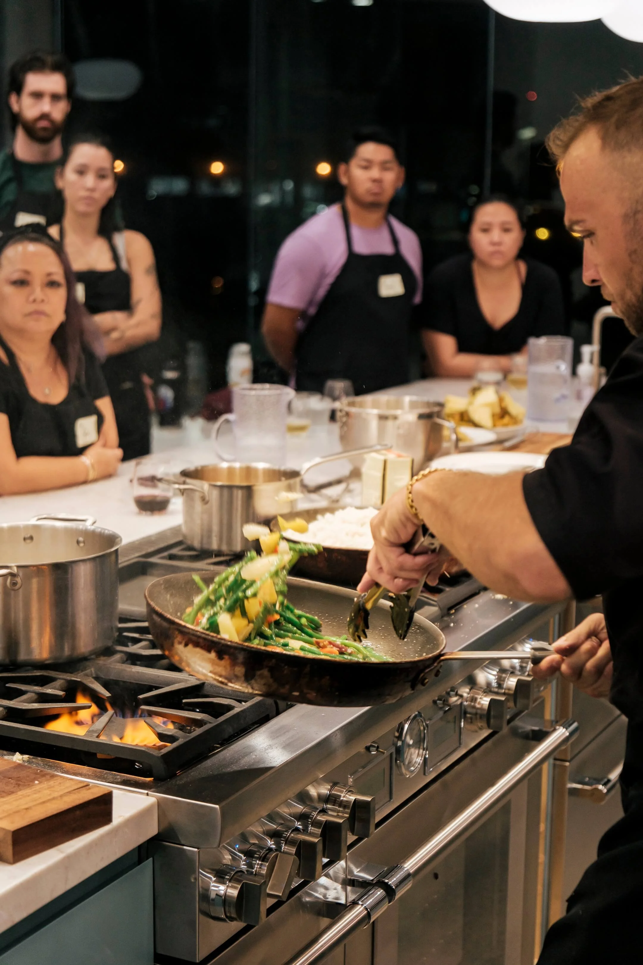 Cooking 101 + Dinner & Wine Tasting — Hana Kitchens