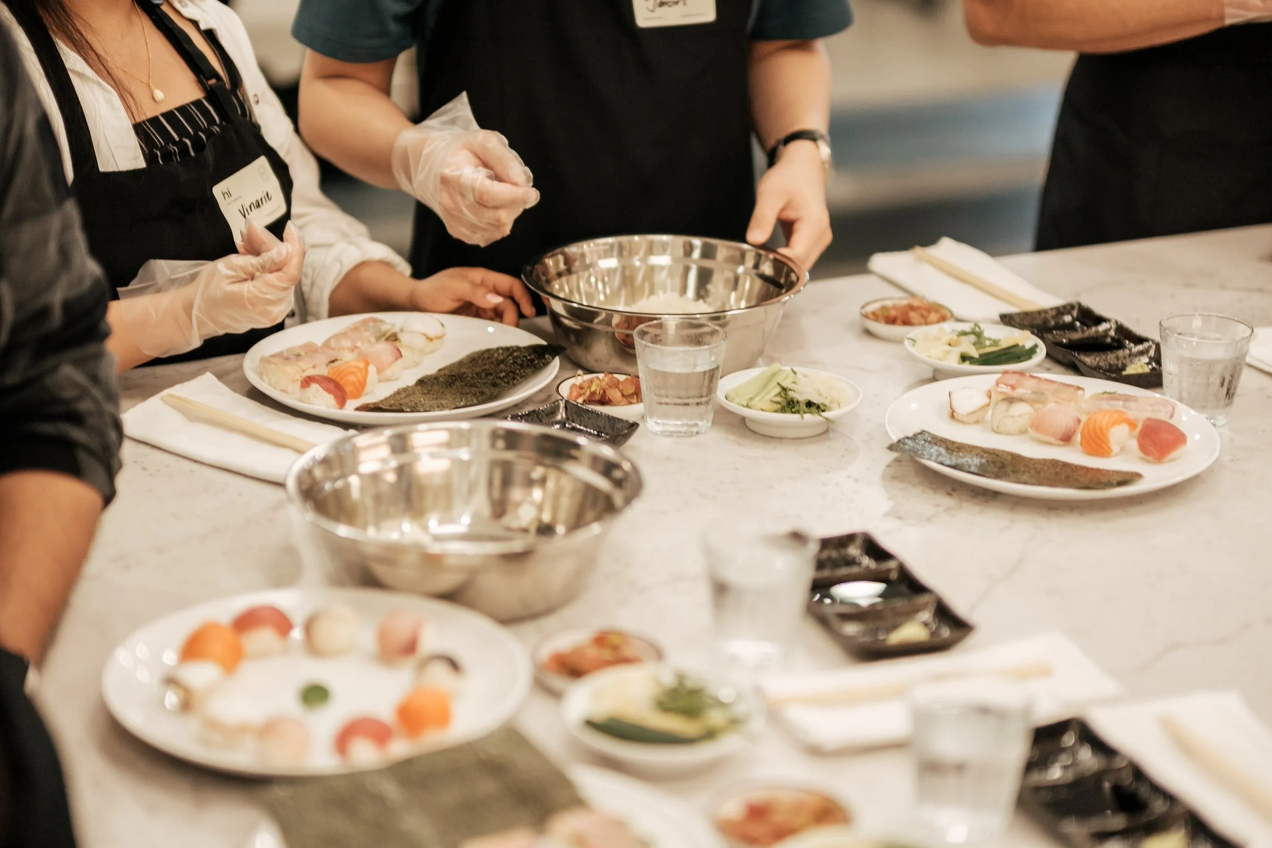 The Sushi Class + Dinner & Sake Tasting — Hana Kitchens