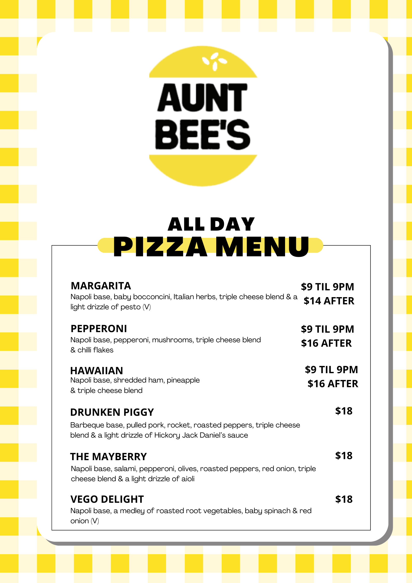 Food — Mayberry Darwin