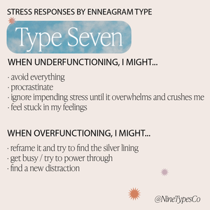 Stress Responses by Enneagram Type — Nine Types Co.