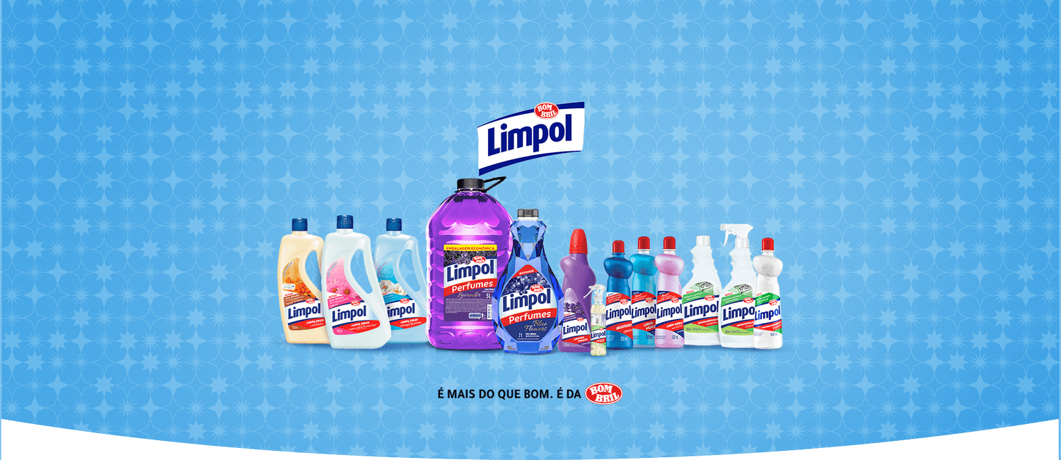 Bombril — Limpol - Linha completa de detergente, limpadores e lava-louças