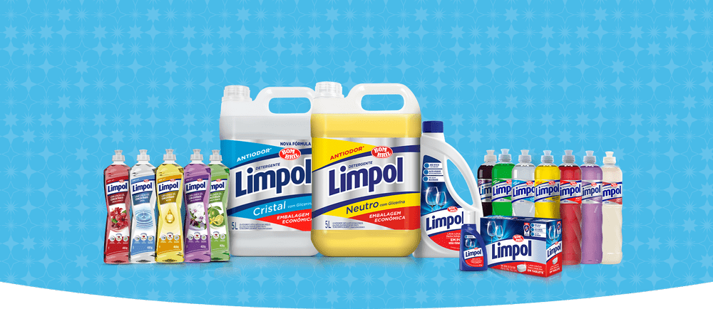 Bombril — Limpol: lava-louças dermatologicamente testados