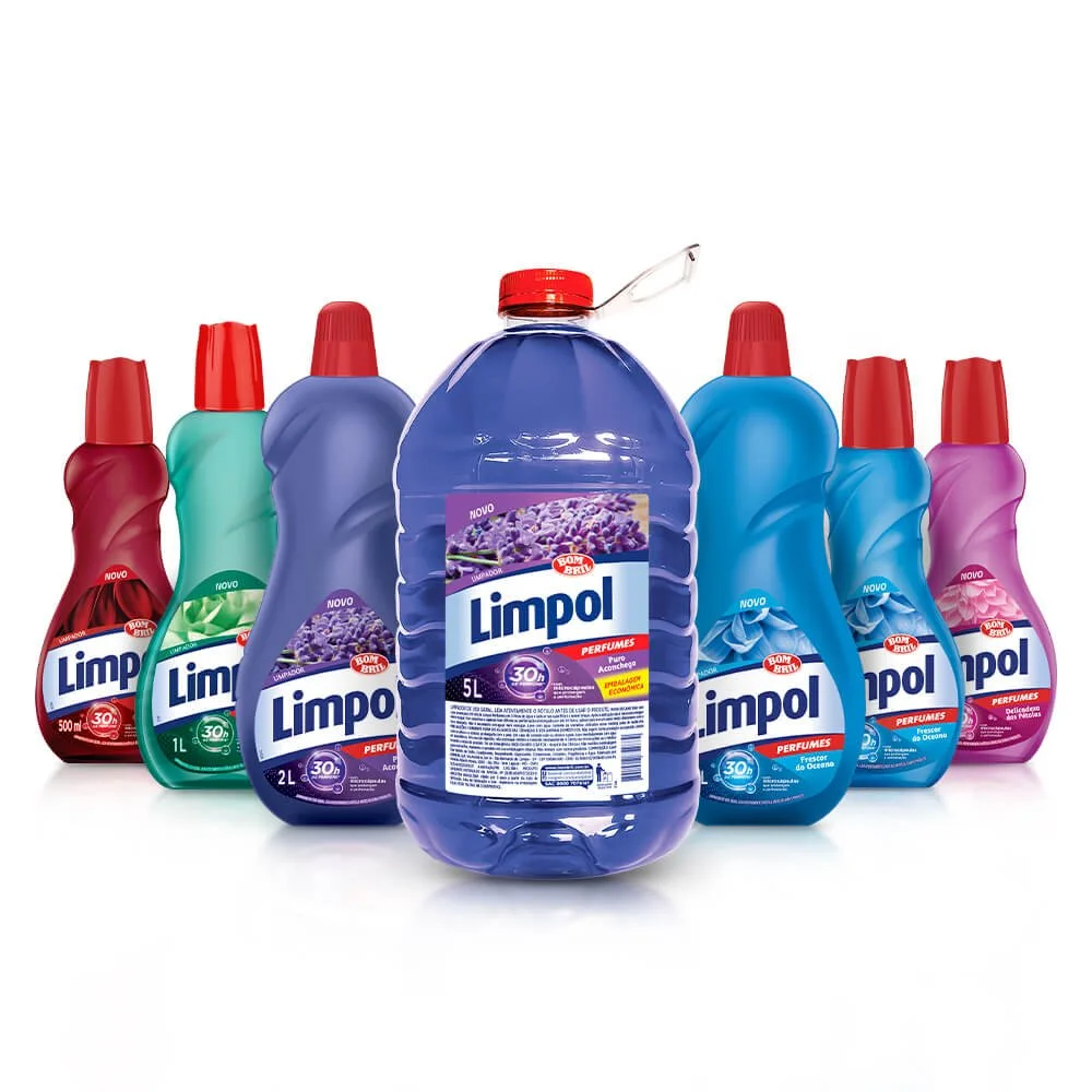 Bombril — Limpol: limpadores com tecnologia antiodor