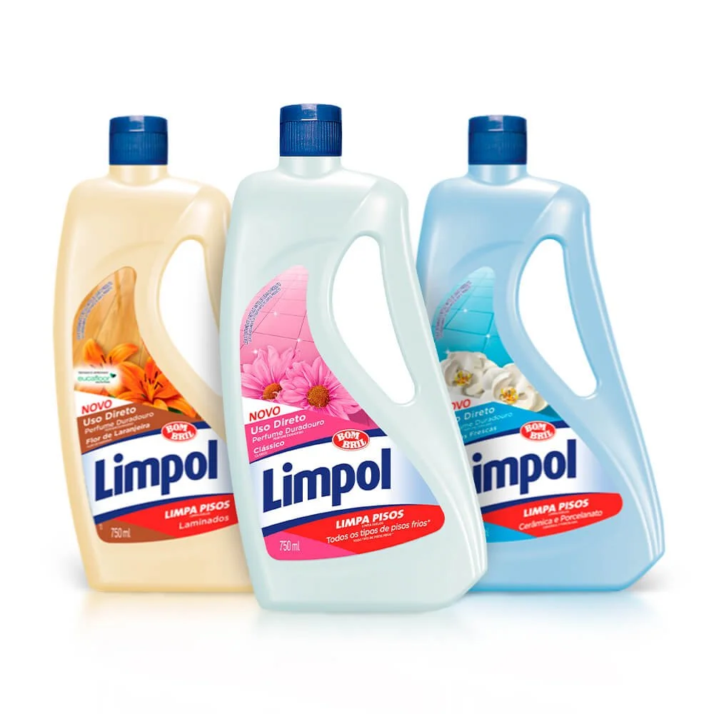 Bombril — Limpol: limpadores com tecnologia antiodor