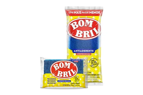 Bombril — Esponja sintética da Bombril para louças e utensílios