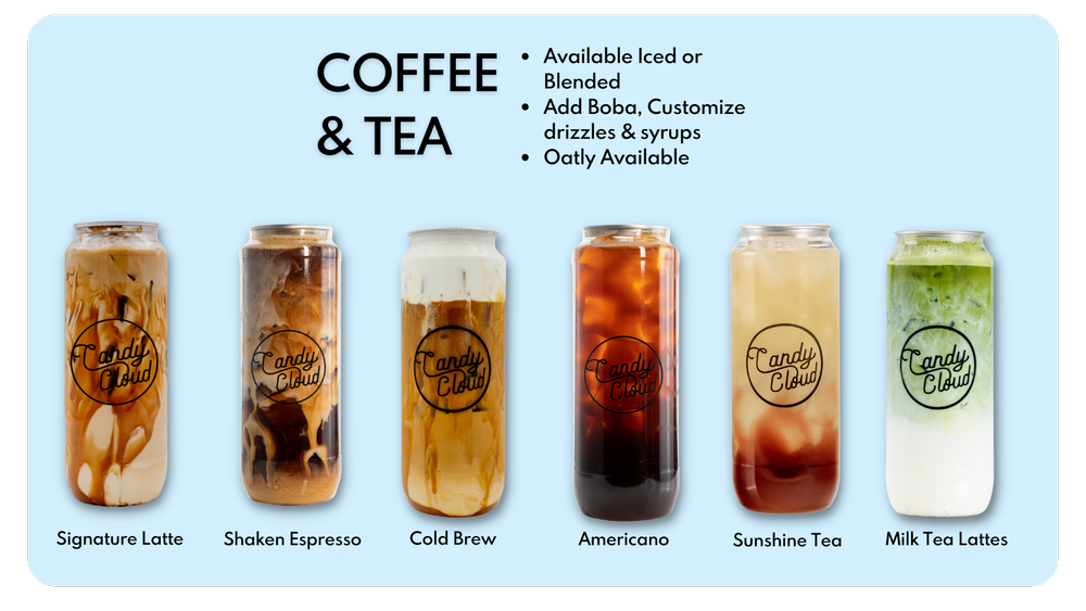 Menu — Candy Cloud - Boba, Coffee, & Creamery