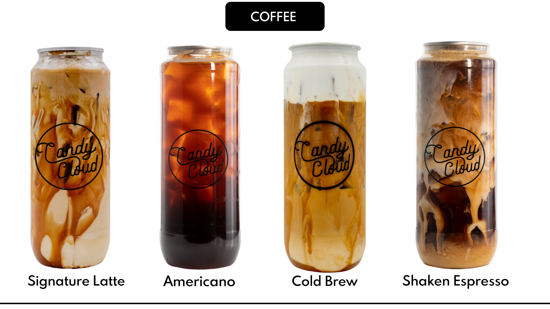 Menu — Candy Cloud - Specialty Drinks, Coffee, & Creamery