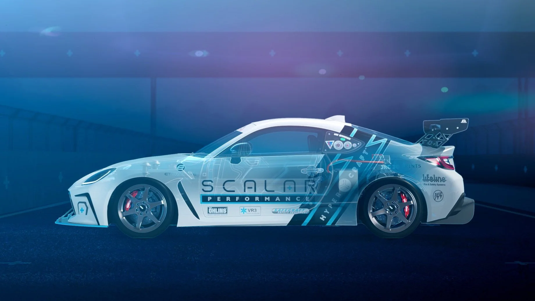 Scalar SCR1 - world's first touring EV race car