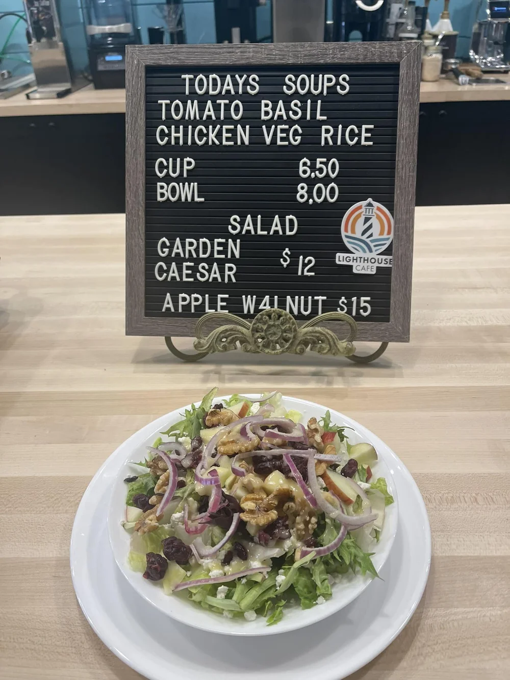 Menu 1 — The Lighthouse Cafe