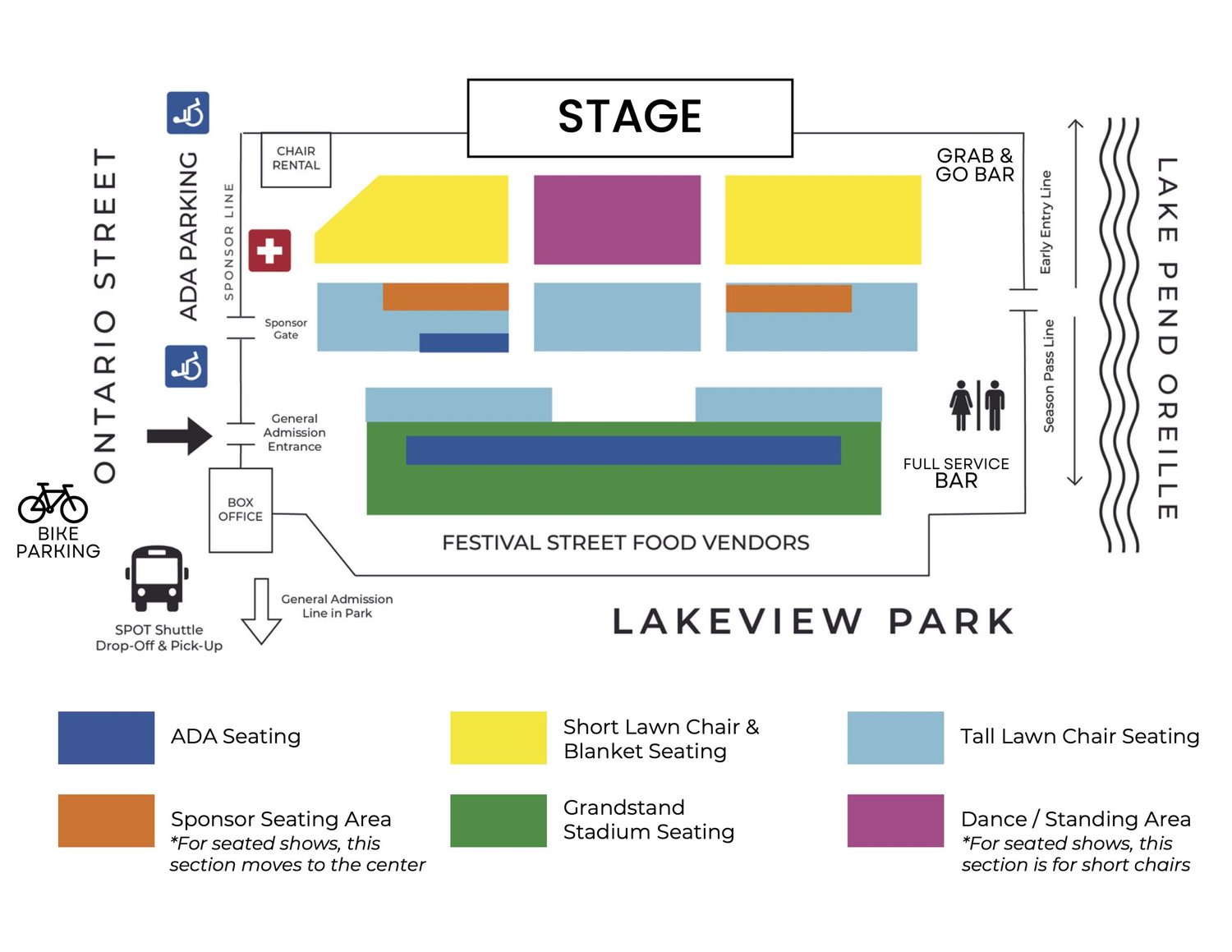 Venue Map — Festival at Sandpoint