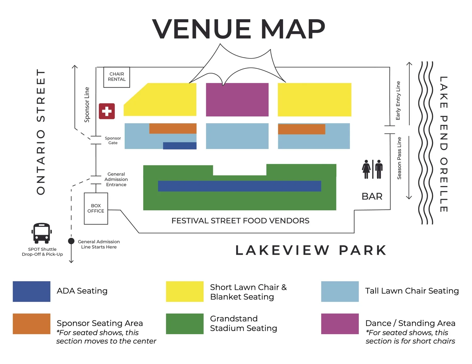Venue Map — Festival at Sandpoint
