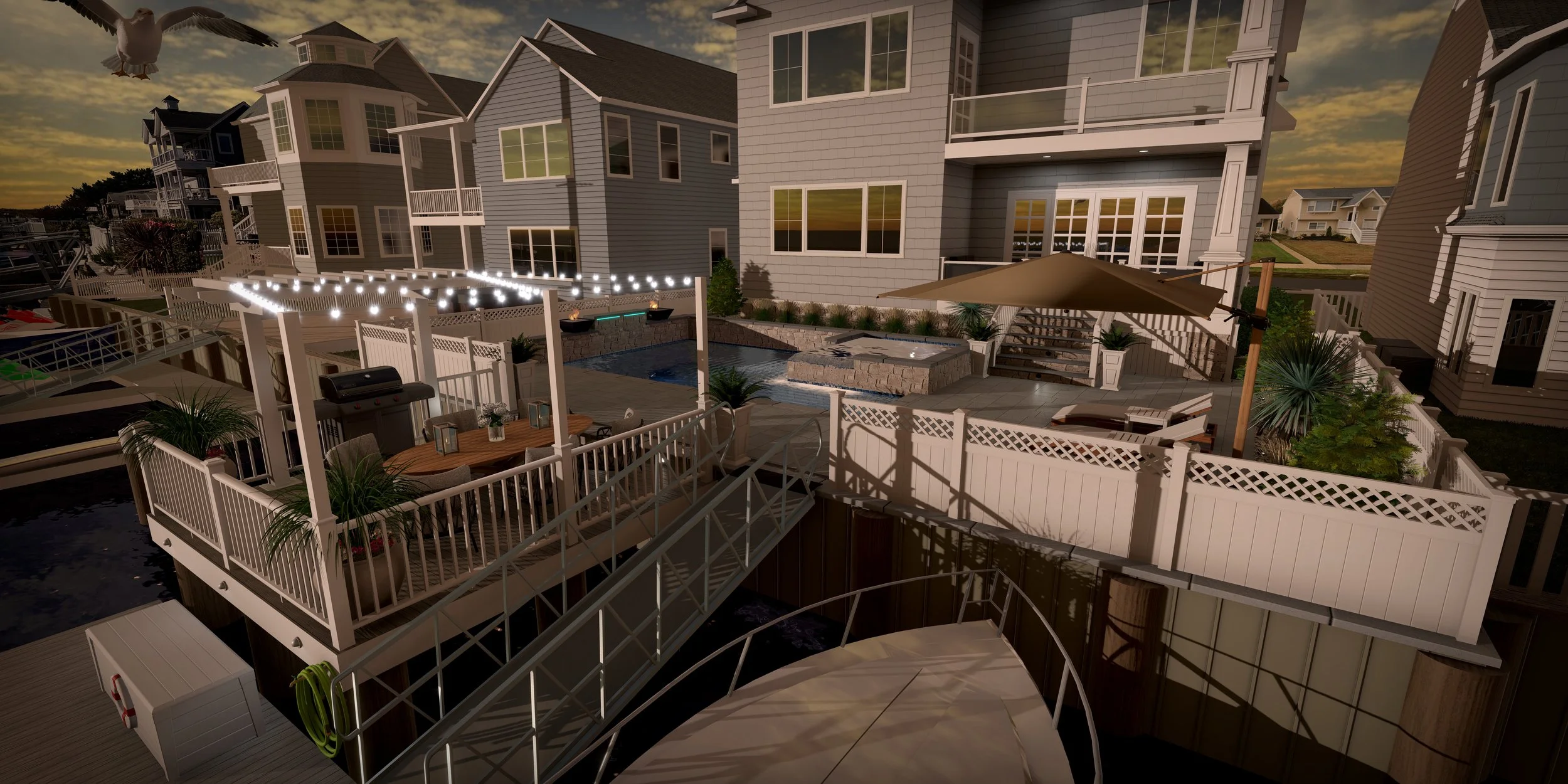 ArchViz & 3D Rendering Portfolio | Coastal Residential Project ...