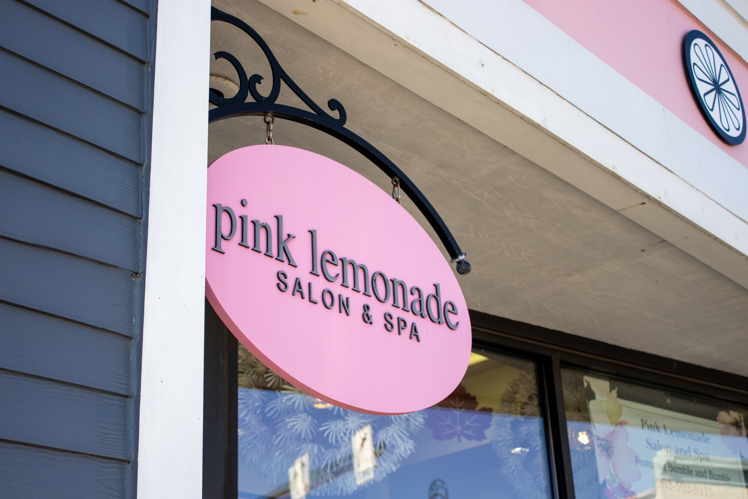 Located in downtown Menomonee Falls - `Pink Lemonade Salon/Meet our Team/ Hairstylist
