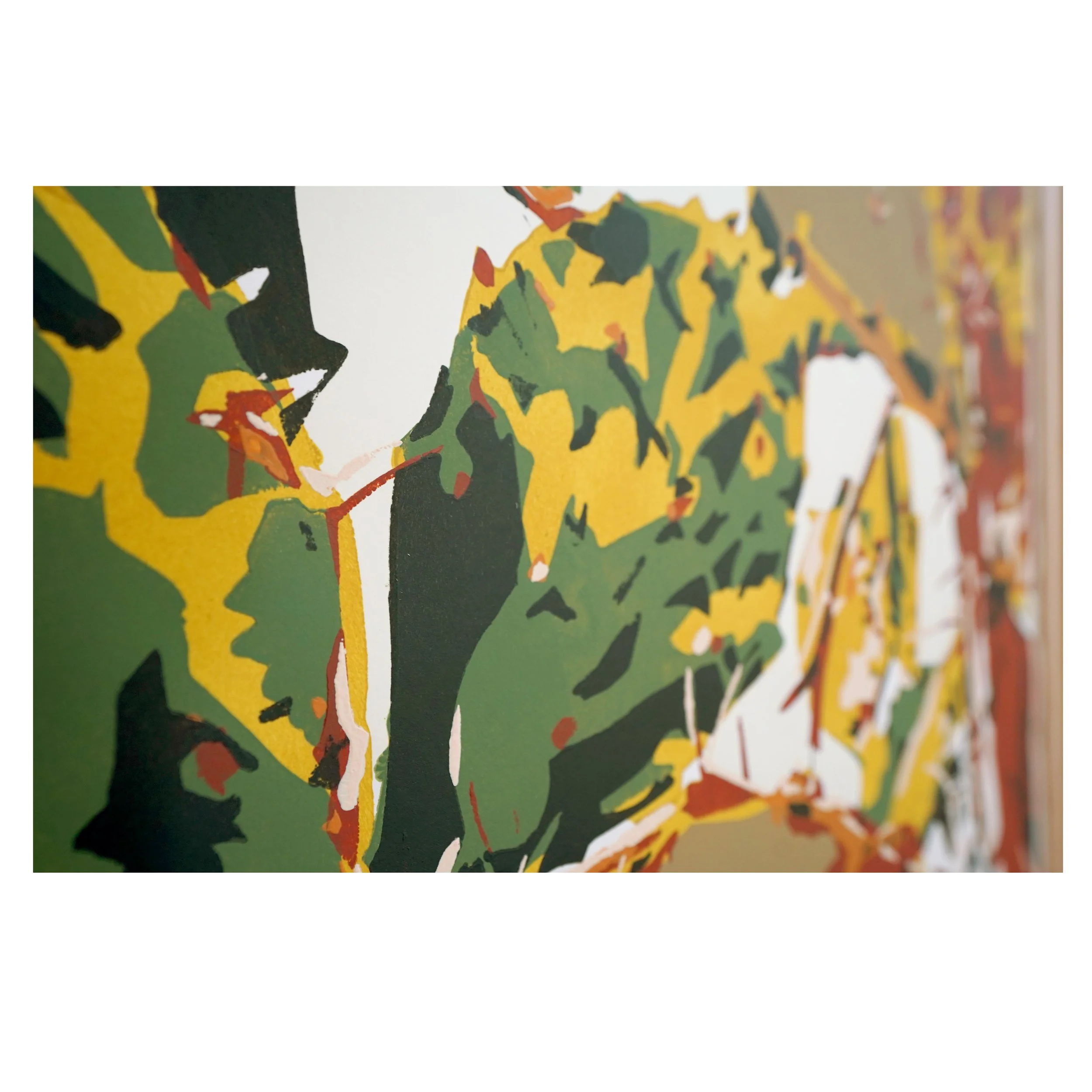 Bluebonnet Triptych 30 x 62" — Landry McMeans