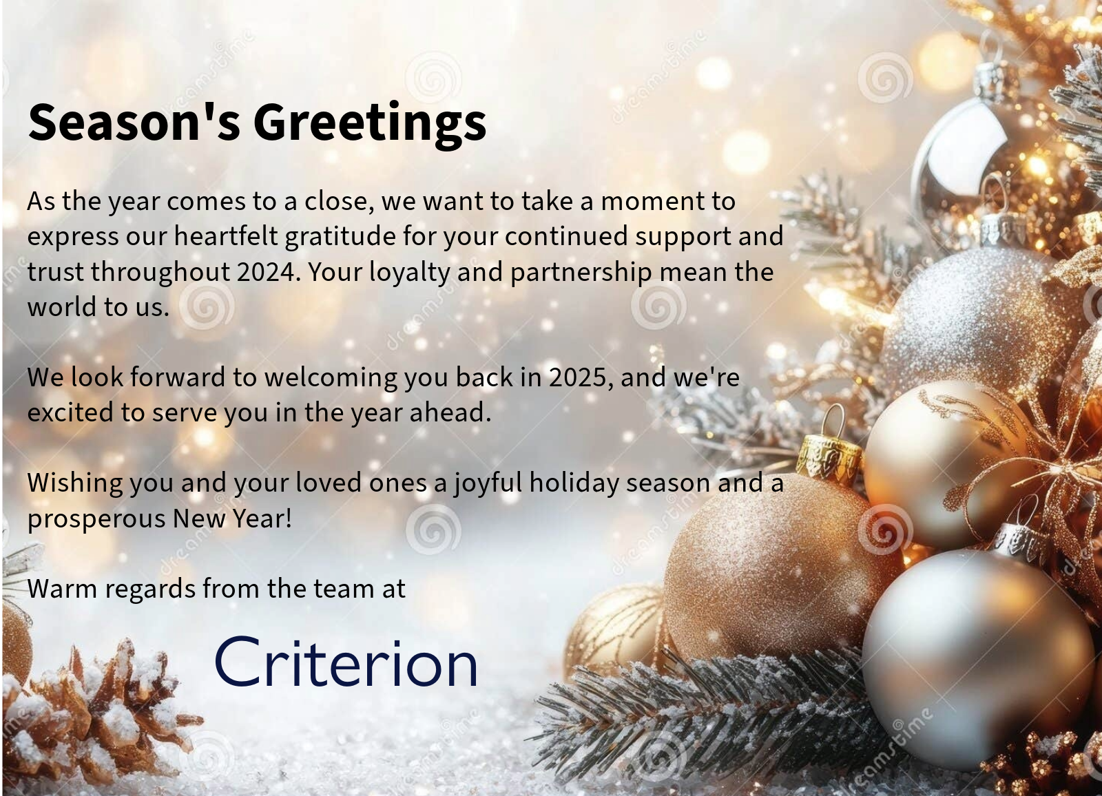 Criterion Auctioneers