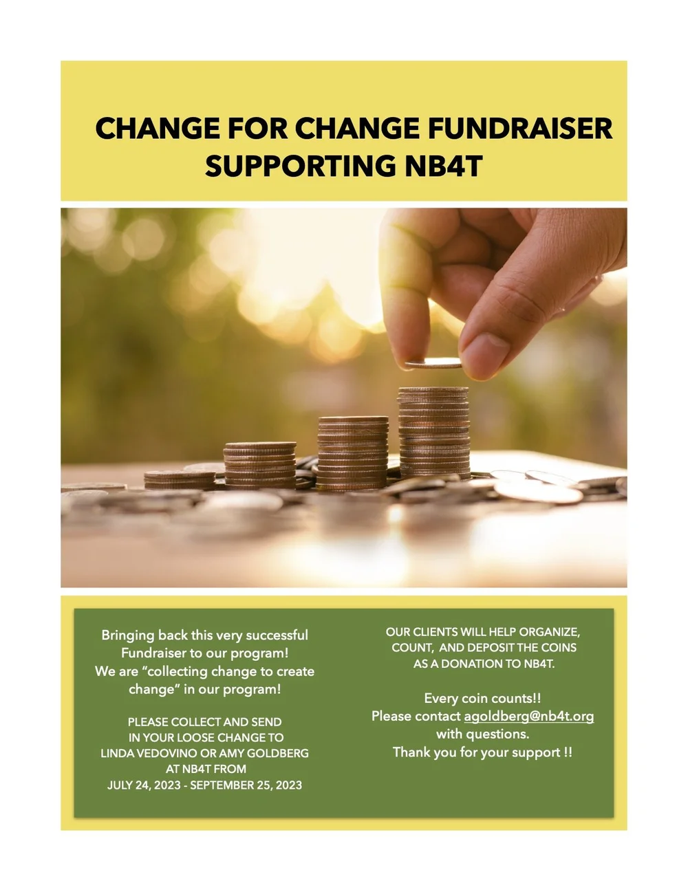 Fundraisers & Donations — New Beginnings For Tomorrow