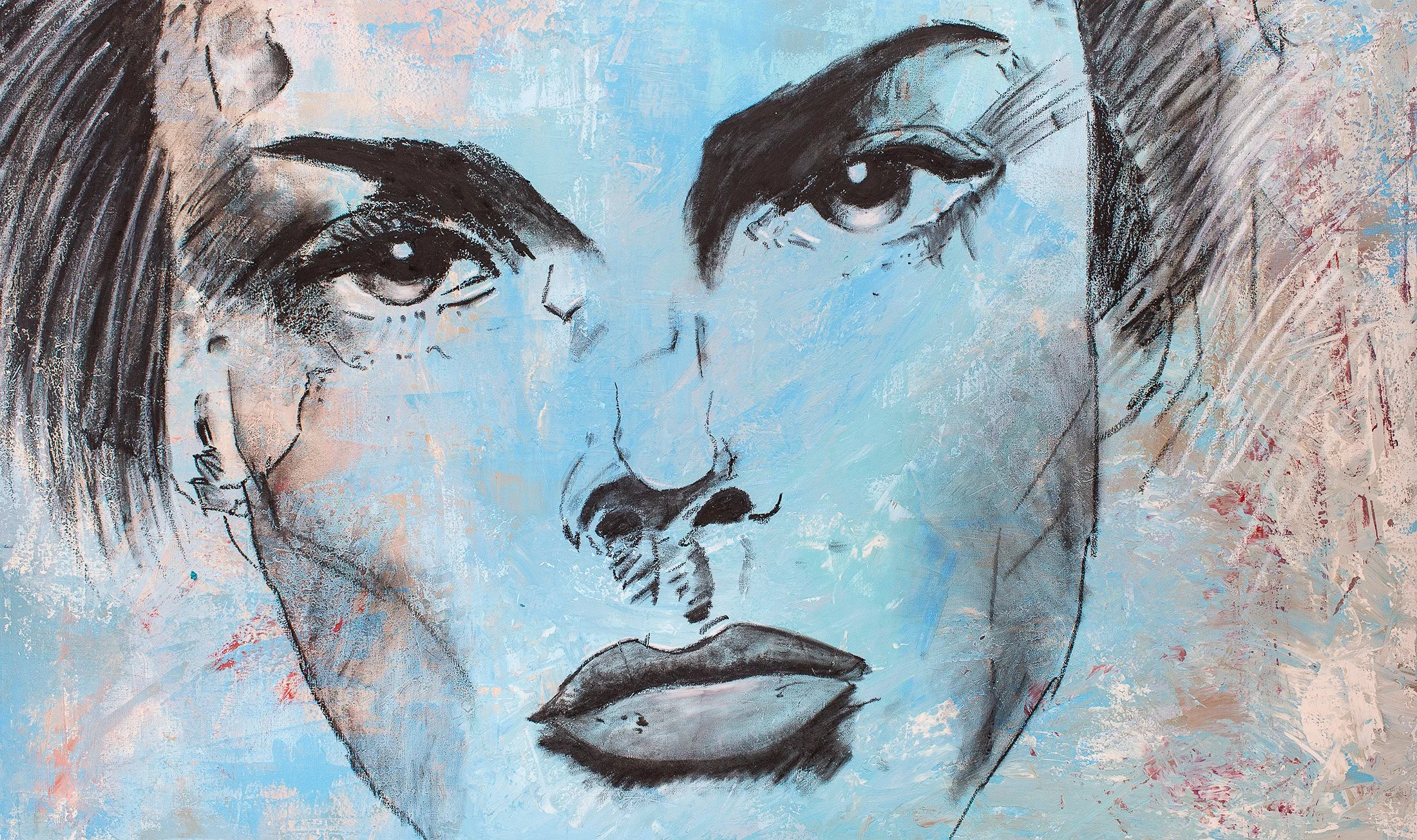 Original Acrylic Paintings for Sale: Leon F Ruiz, Rosa Chavez ...