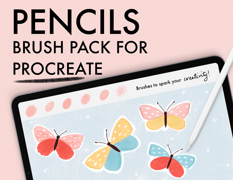 Pencils Brush Pack for Procreate — Color with Kendi: Procreate ...