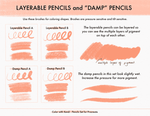 Pencils Brush Pack for Procreate — Color with Kendi: Procreate ...