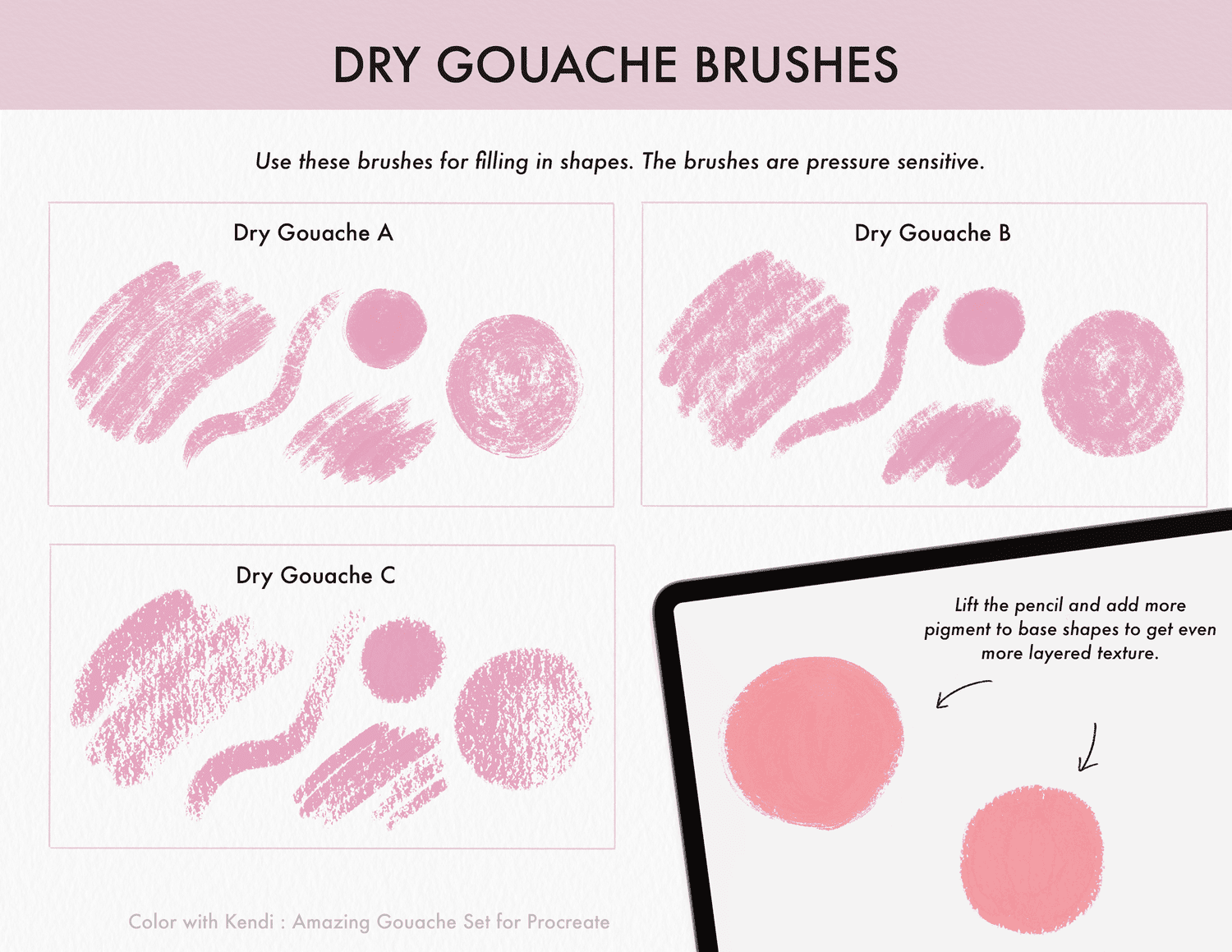 Amazing Gouache Brushes for PROCREATE — Color with Kendi: Procreate ...