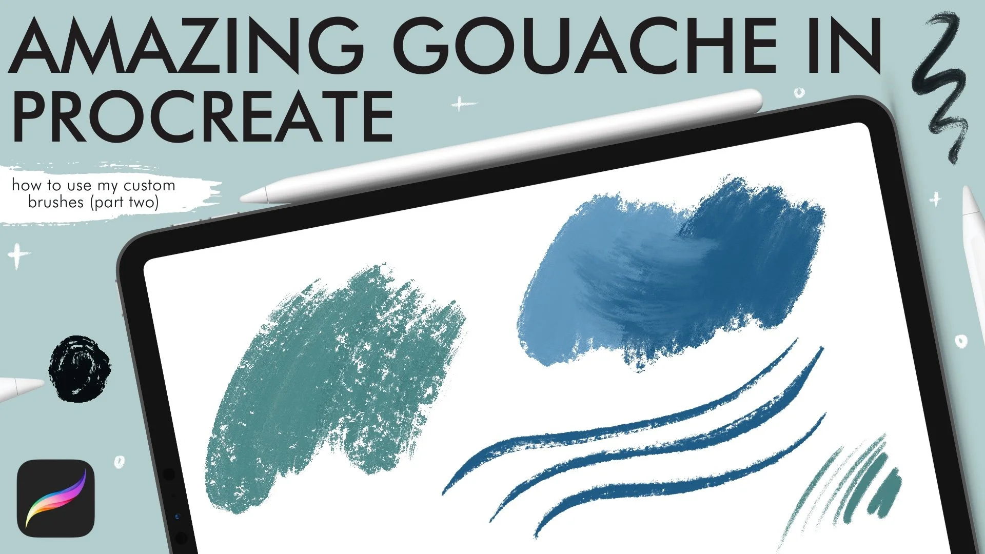 Amazing Gouache — Color with Kendi: Procreate Tutorials + Brushes