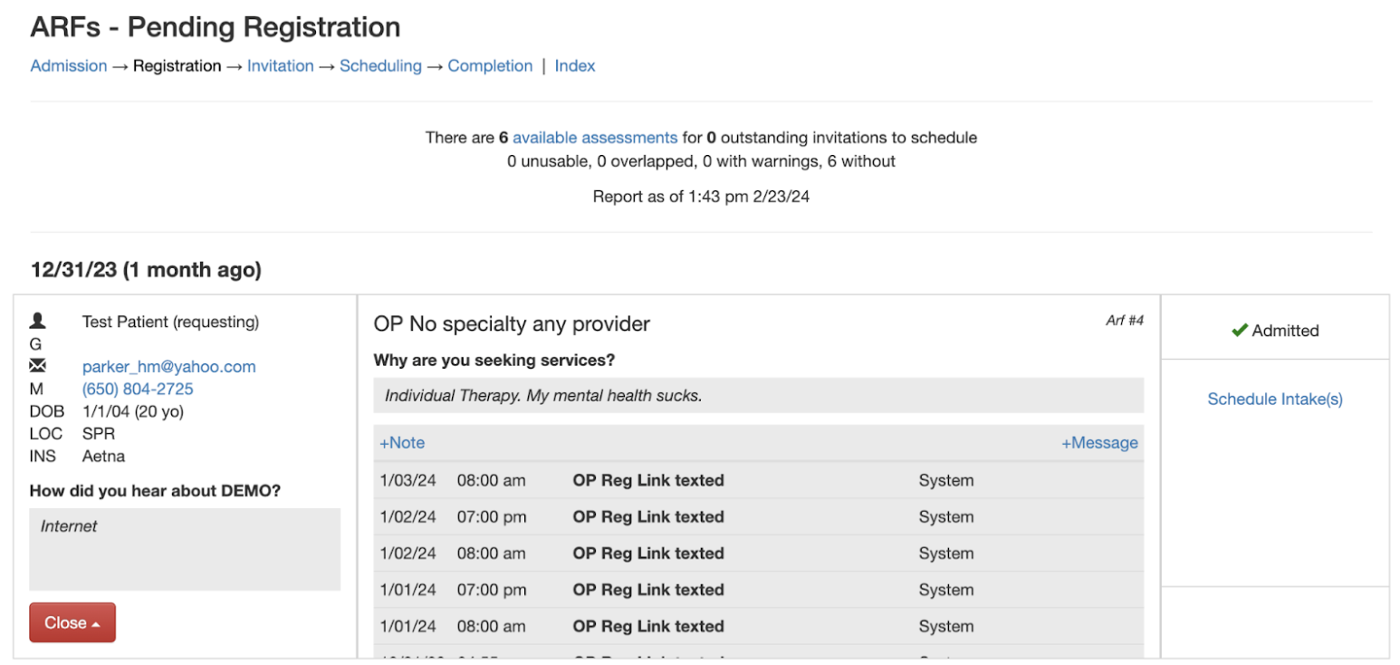 Onboarding a Patient | RipsyTech | RipsyTech