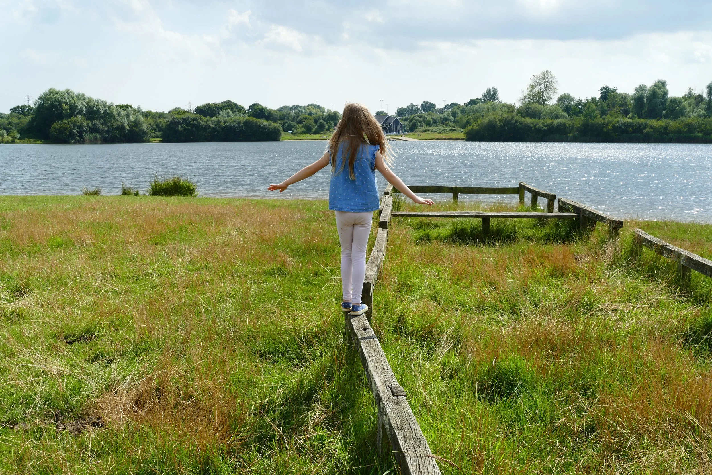A walk for the whole family around Testwood Lakes Nature Reserve, near ...