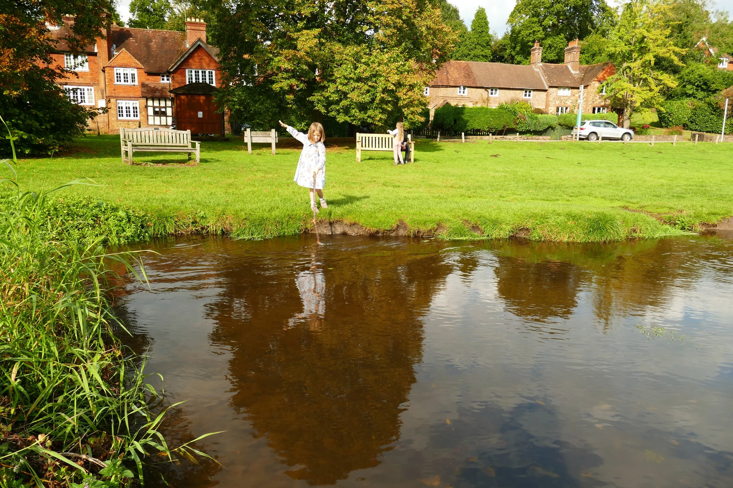 A walk for the whole family around Shere — The Ambling Path - Family ...