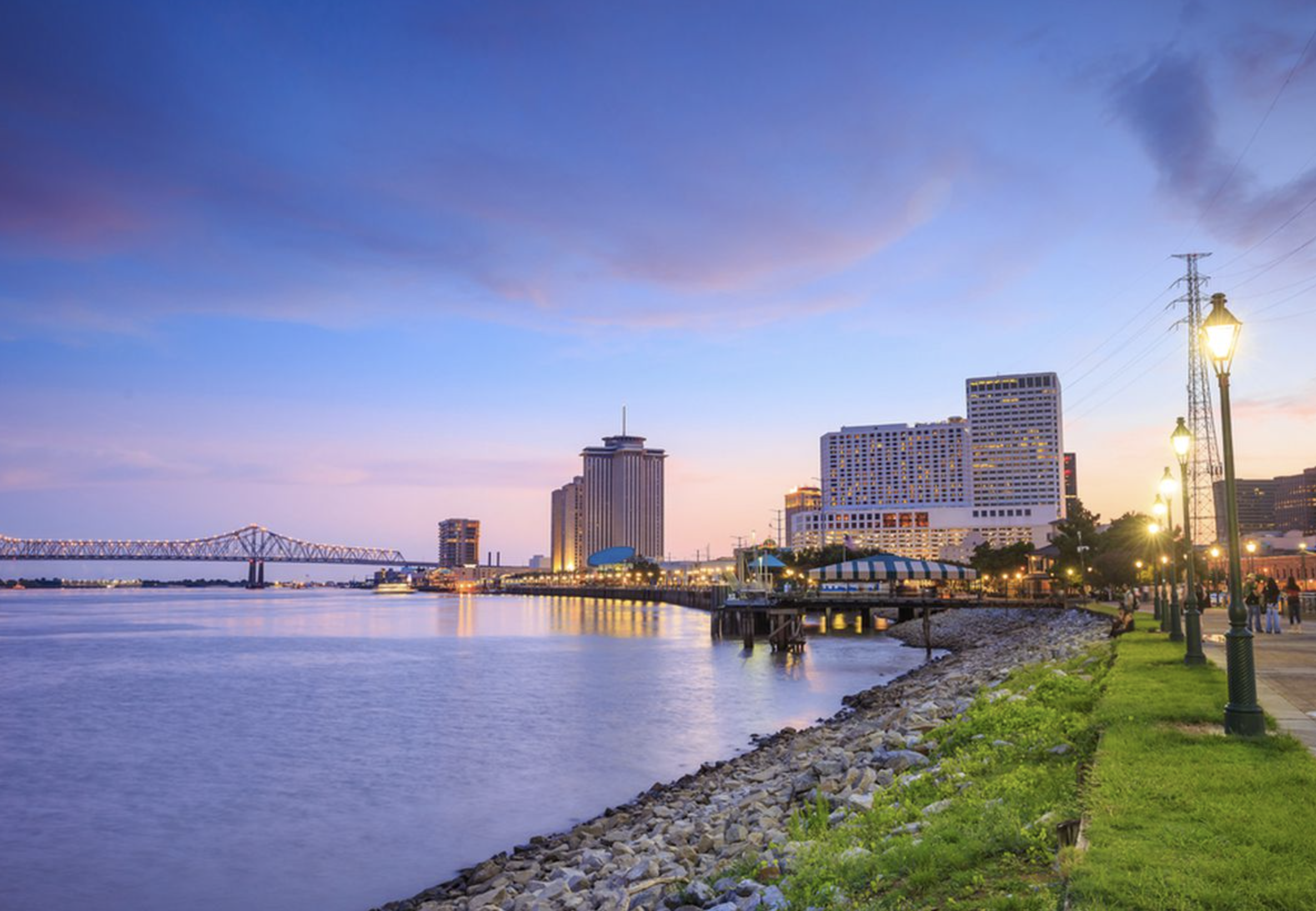 Why is New Orleans called "The Crescent City" — Jean Lafitte House