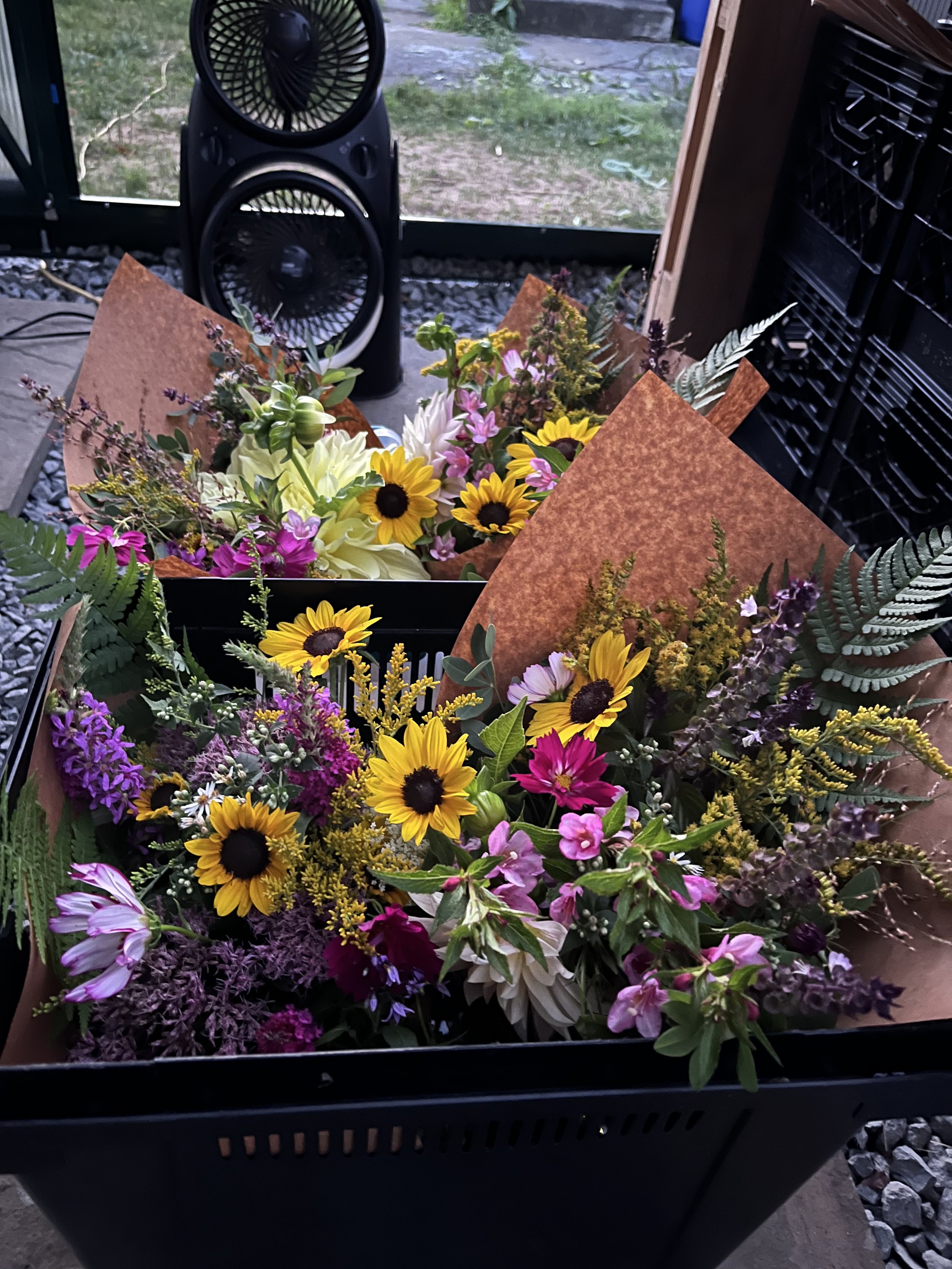 DIY Flower Bucket — Black Cat Flower Farm