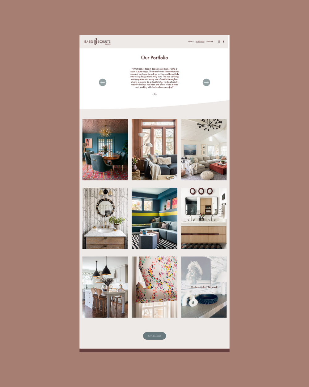 Isabel Schultz Design — Designed by So