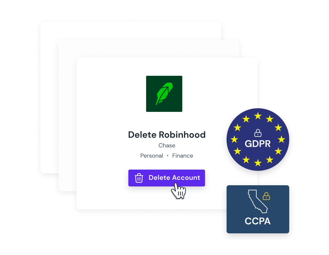 Find & delete accounts | Yorba