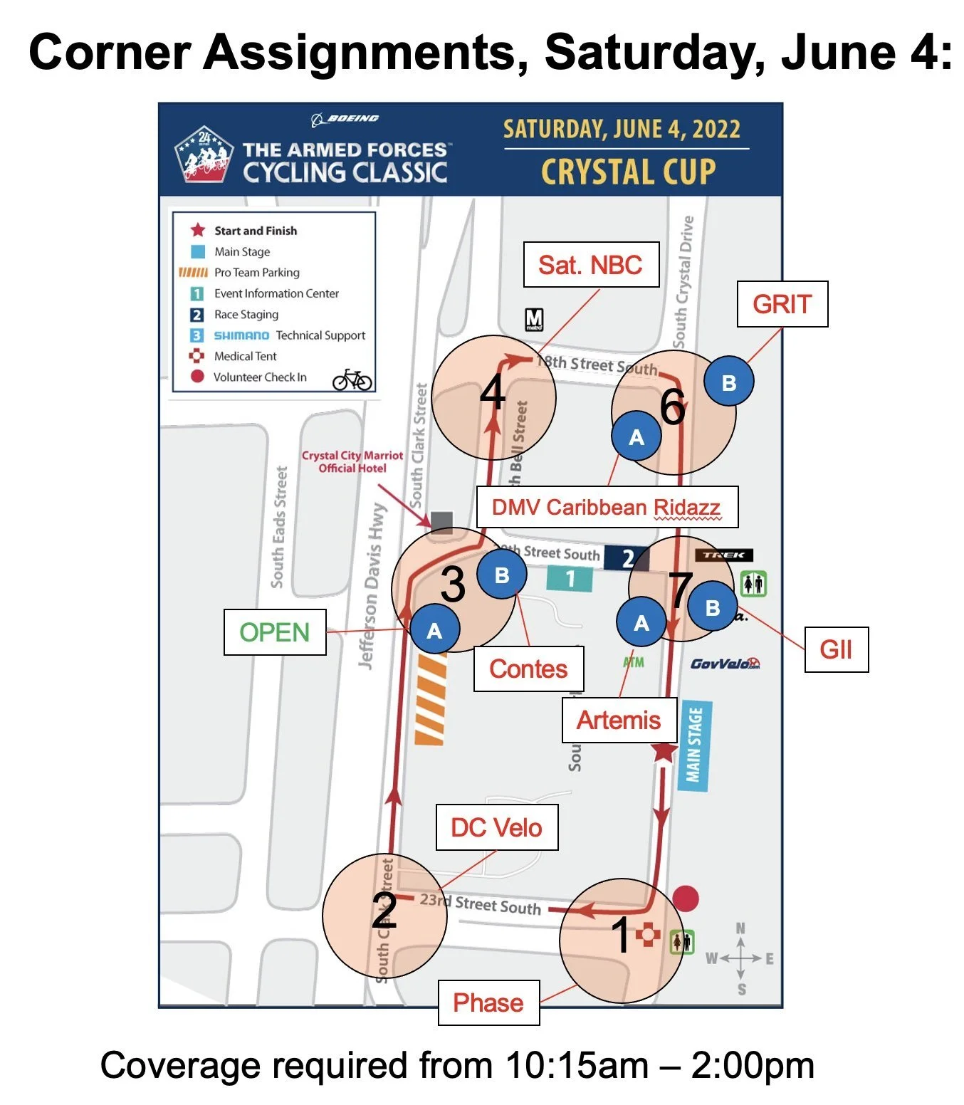 Corner Adoption / Course Marshal — AFCC 2023 Cycling Classic