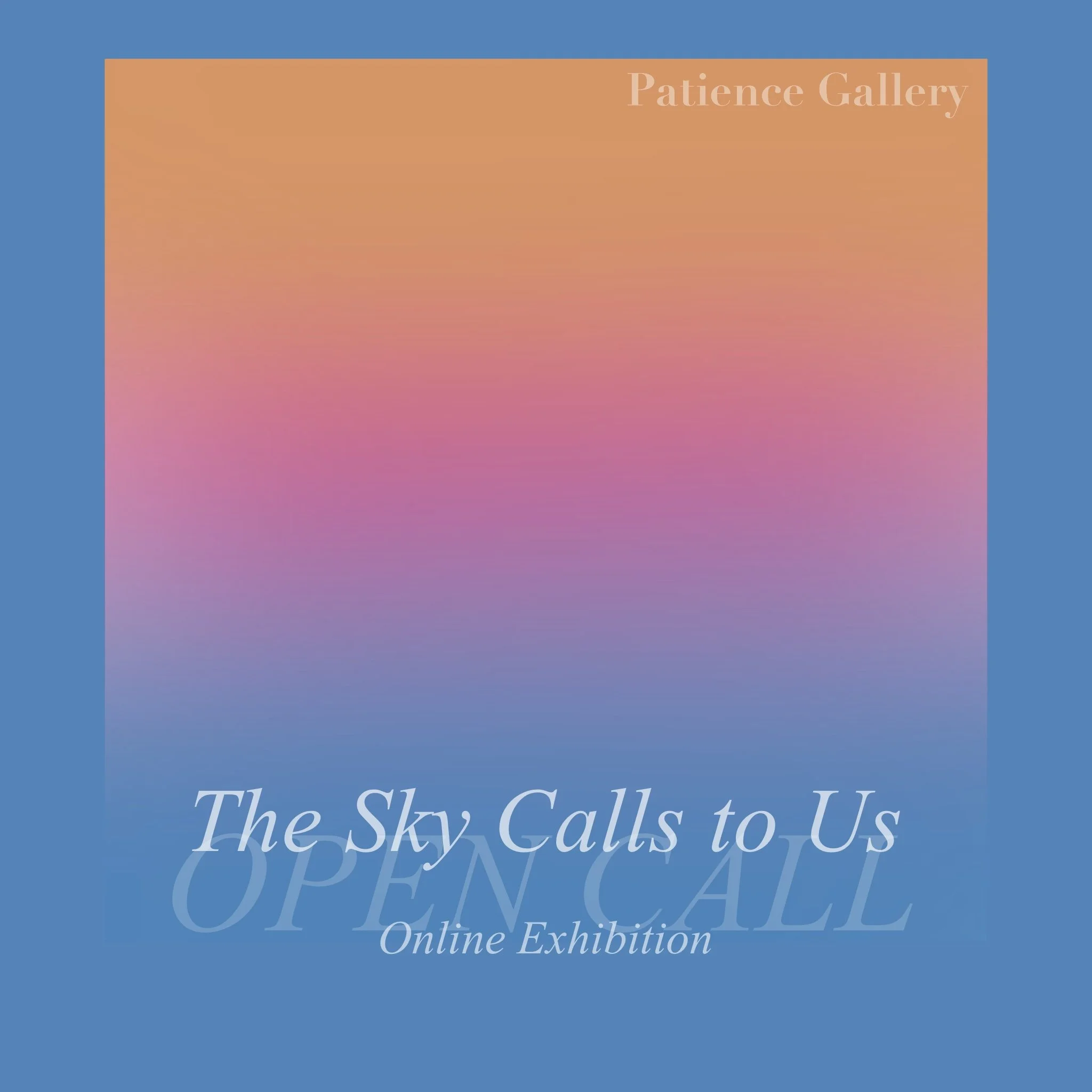 Open Calls — Patience Gallery