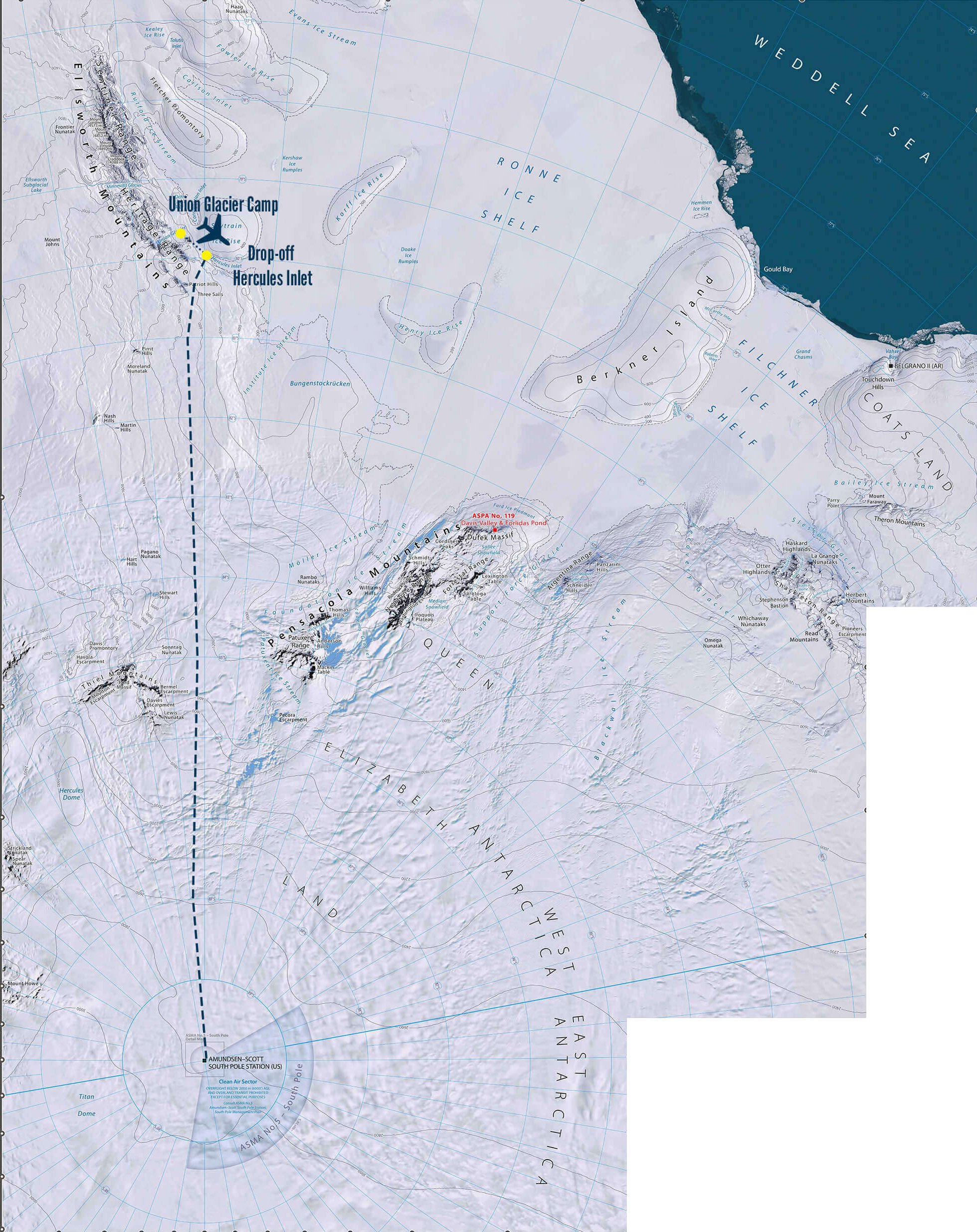 Nansen til Sydpolen - Sporing — AK til Sydpolen