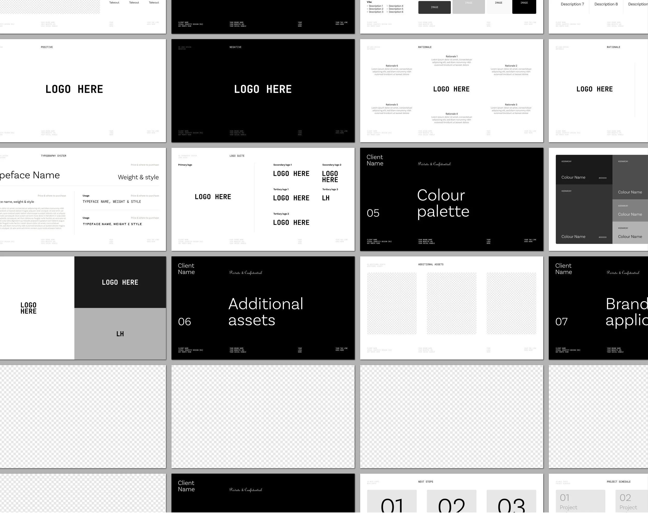 Visual Identity Presentation Template — Chittco | Jack Chitty, Brand ...