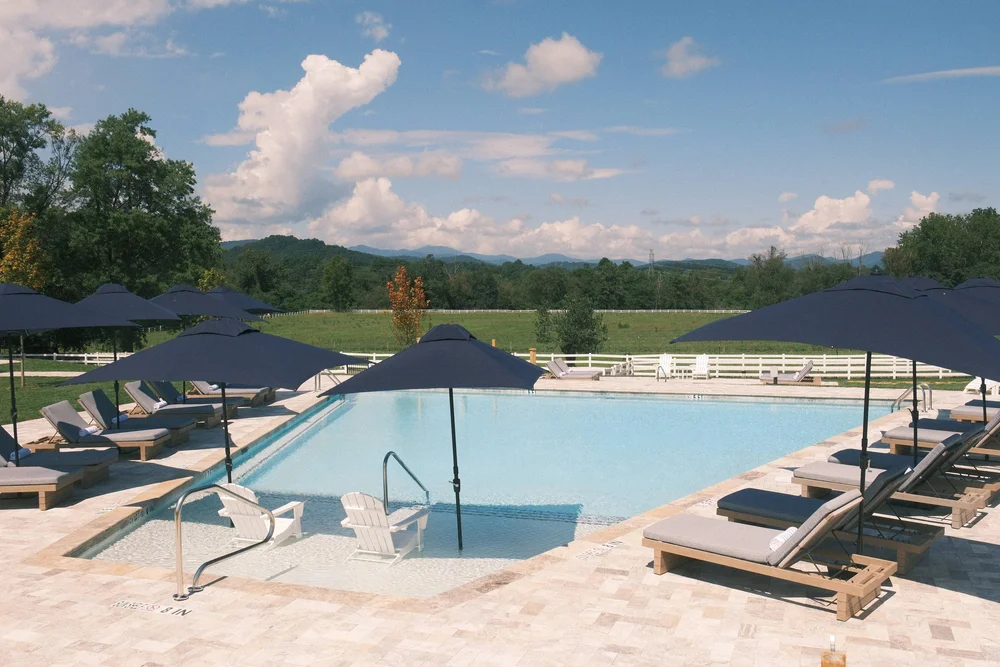 The Pool House — The Horse Shoe Farm Boutique Resort near Asheville, NC ...