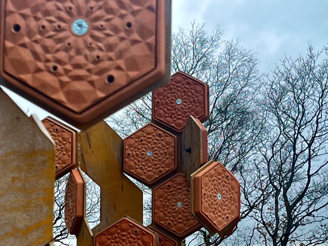 HexB tiles for Solitary Bees — Will Nash Sculpture
