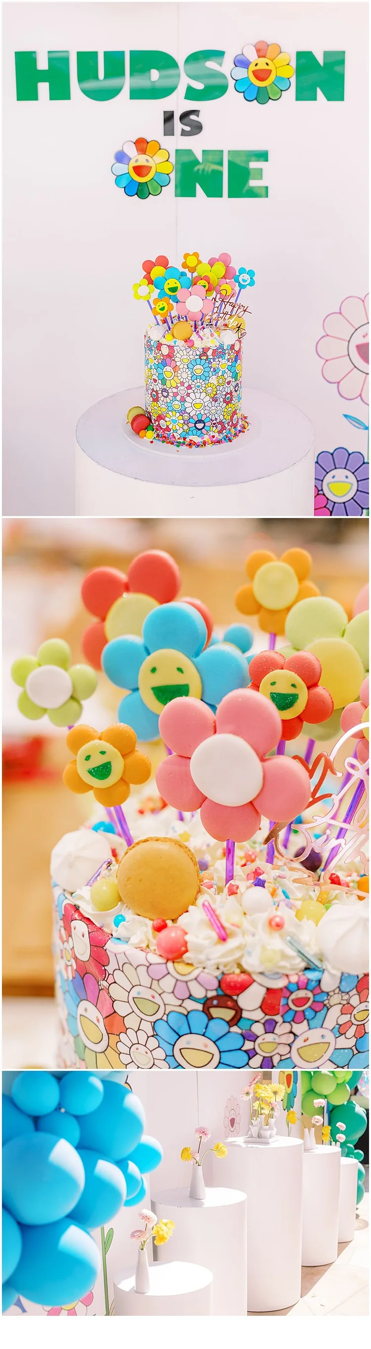 Hudson’s Summer Rainbow Garden: Bright and Happy First Birthday ...