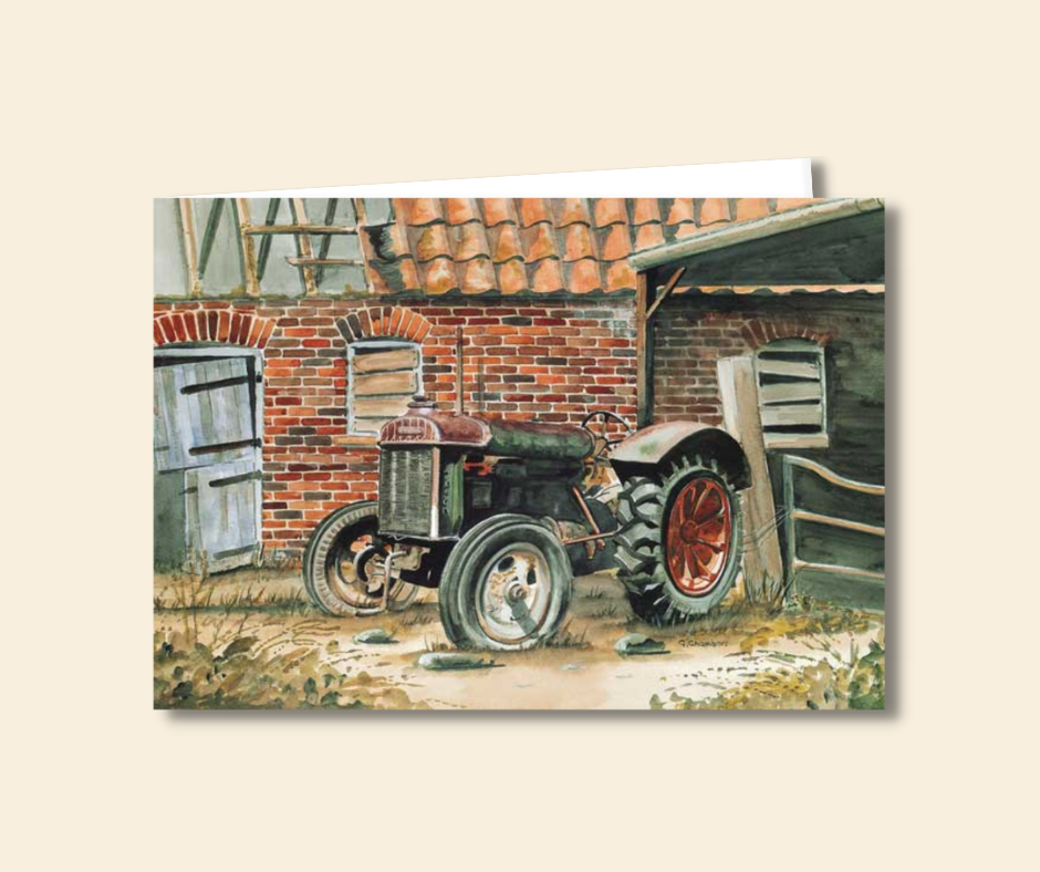Standard Fordson Farm Tractor Birthday Card | Tractor Card