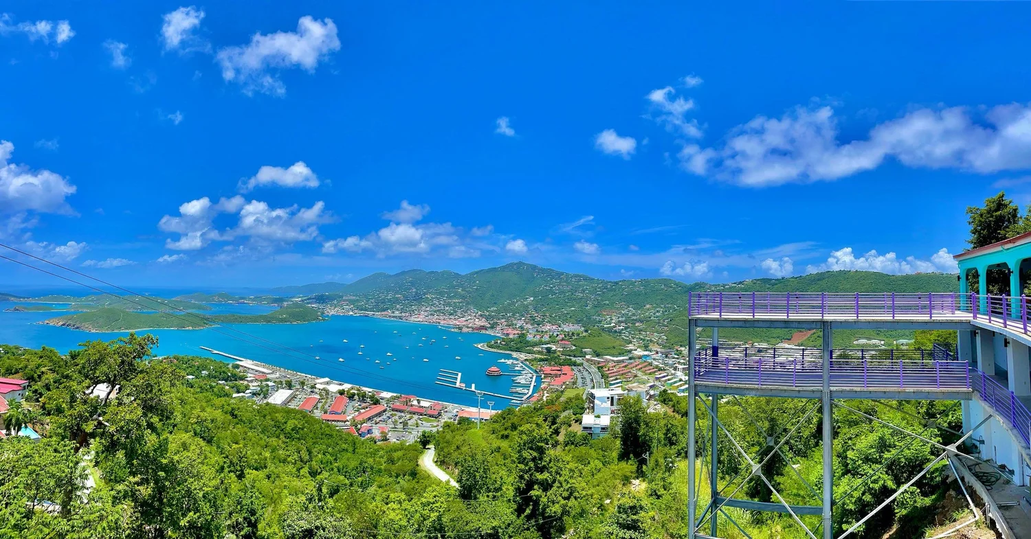 Skyride to Paradise Point VI | Tram Ride in the Virgin Islands