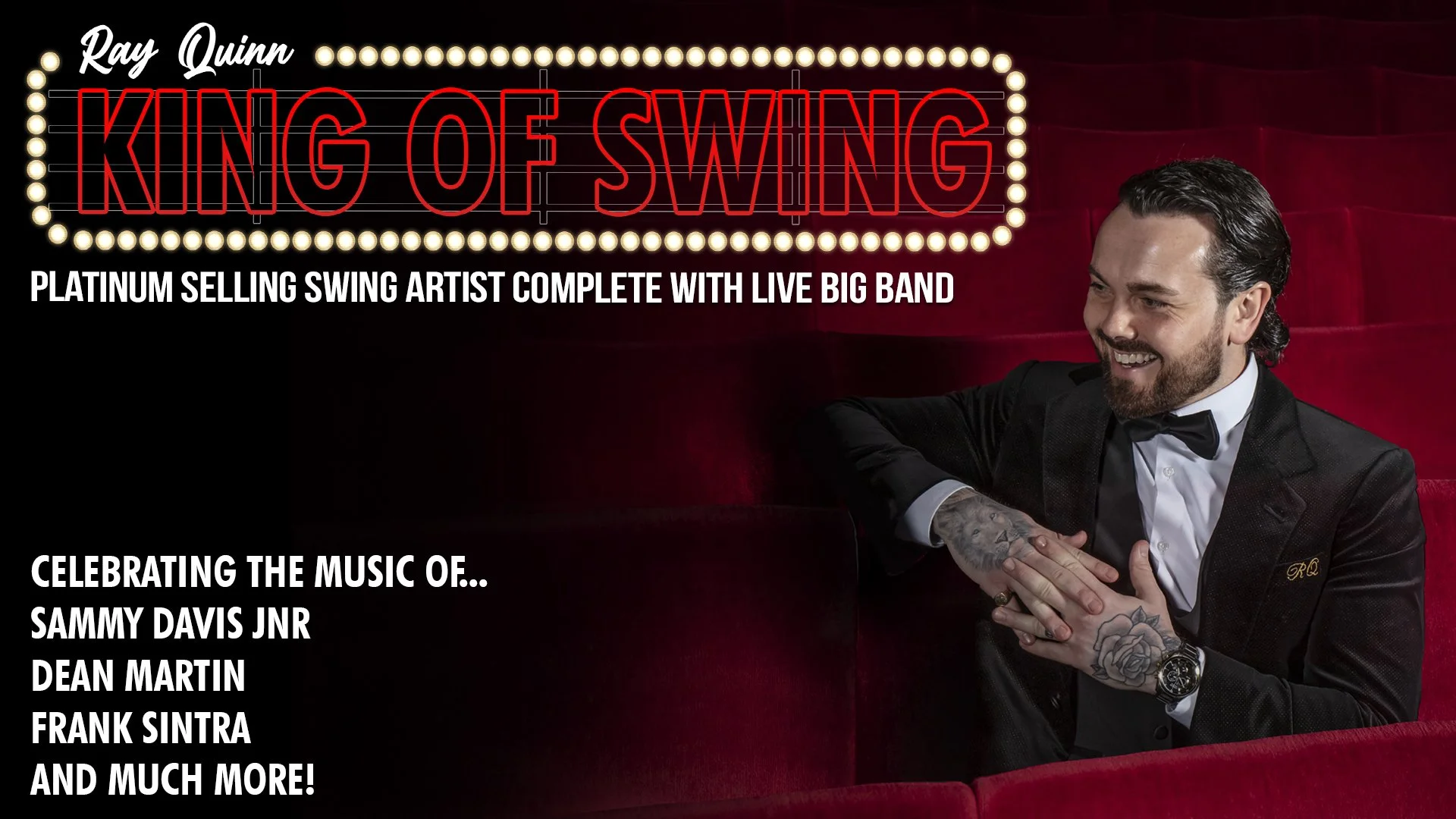 Ray Quinn - King of Swing — The Granville Theatre