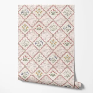 First Signs (of Spring) Wallpaper in Hazel Wood — Studio Le Cocq - Home ...