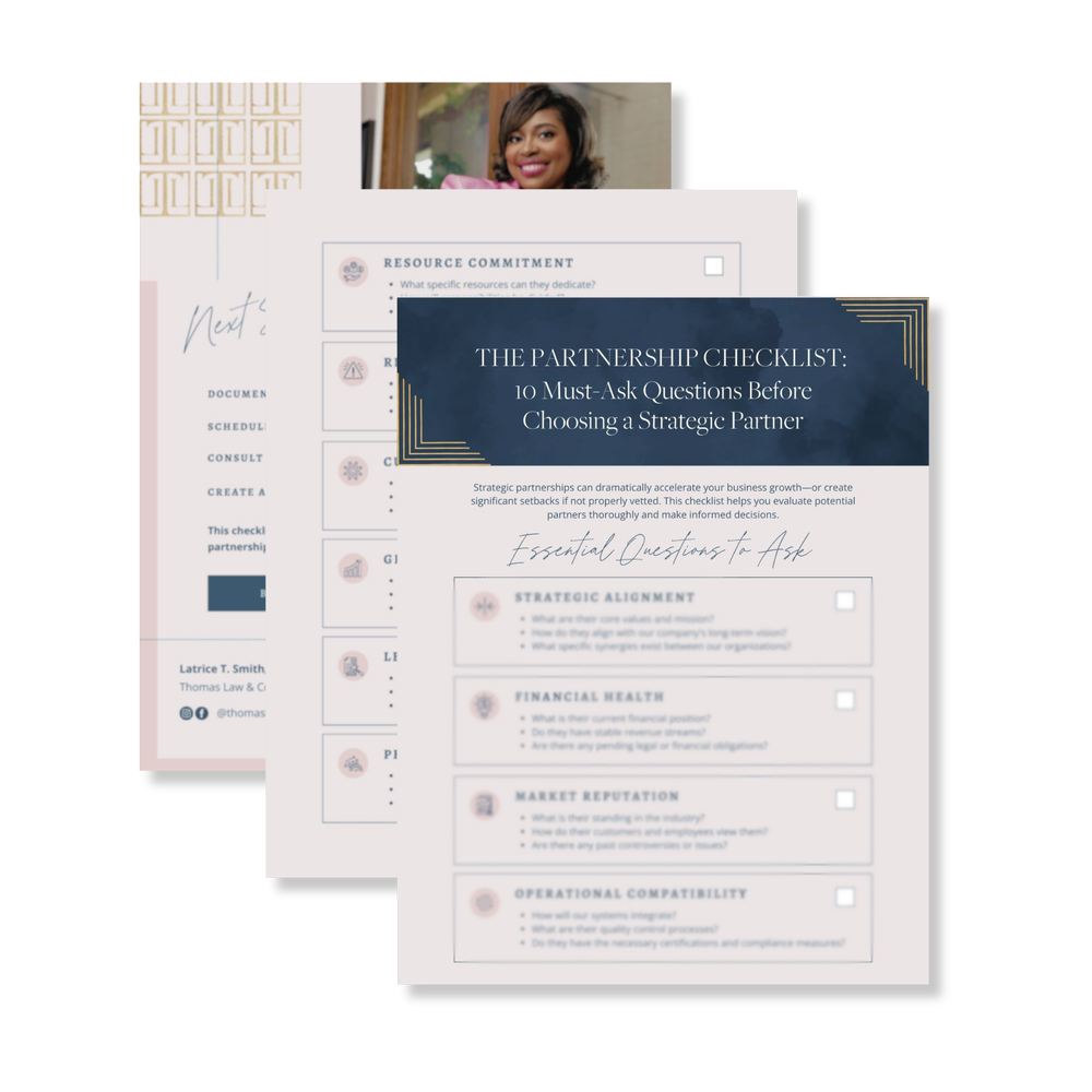 The Partnership Checklist: 10 Must-Ask Questions Before Choosing a ...