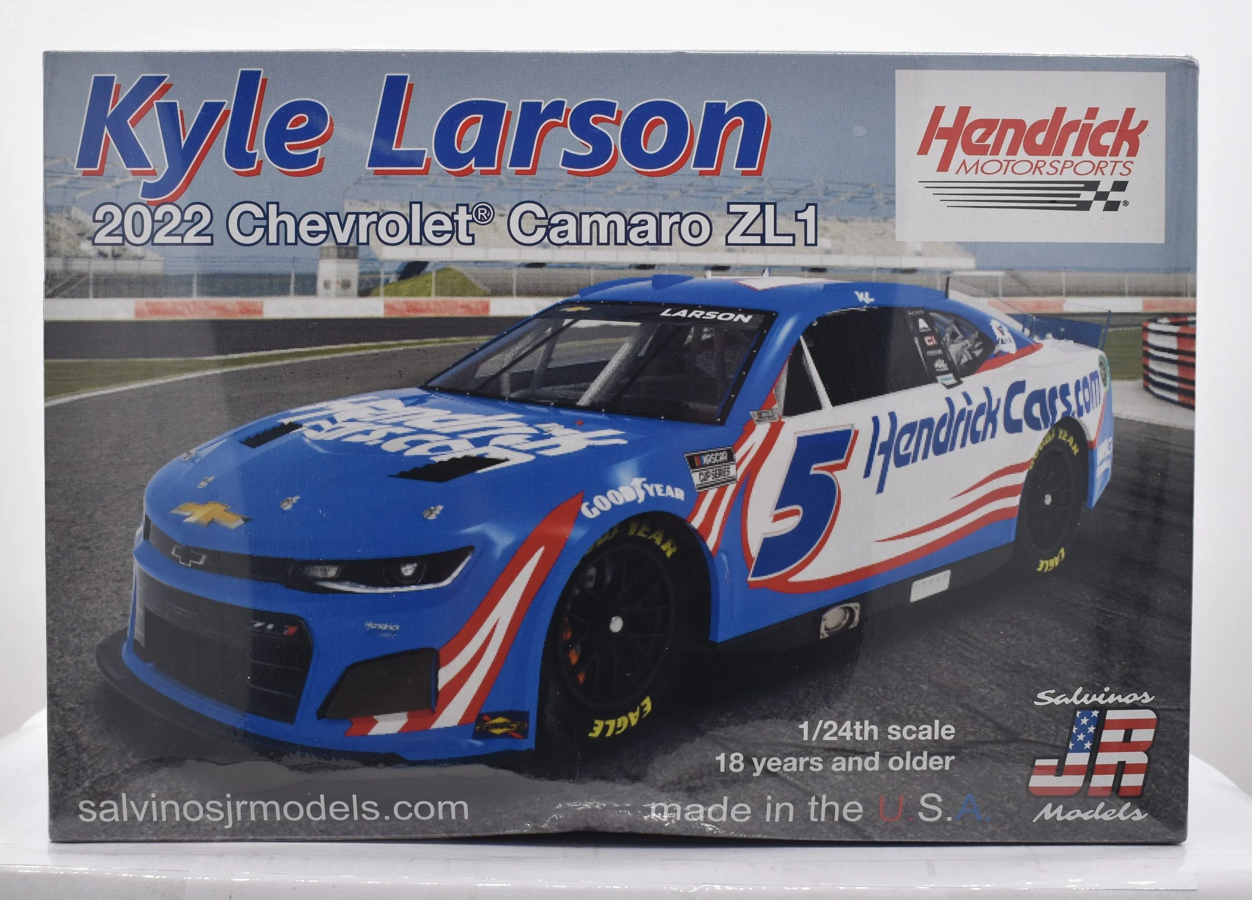 Salvinos JR 1/24 2022 NASCAR Chevy Camaro "Kyle Larson #5" — Haven Hobby