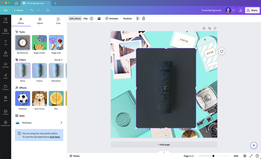 How To Remove Your Photo’s Background in Canva